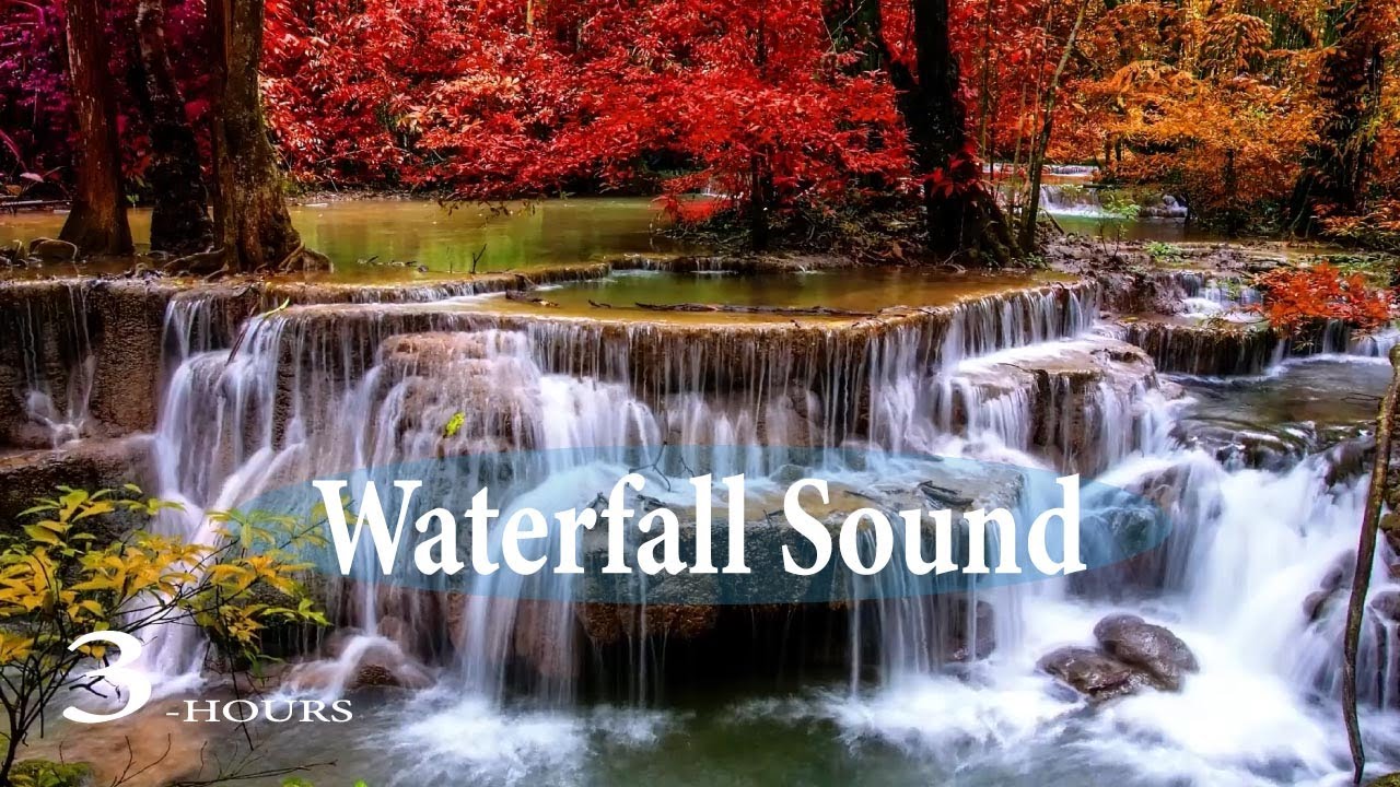 3 Hours of Soothing Waterfall Sounds for Deep Relaxation - YouTube
