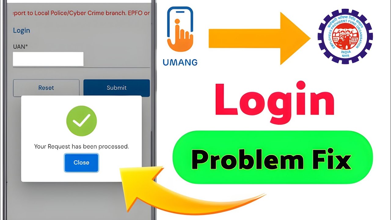 epfo login problem | How to fix epfo login problem | epfo profile ...