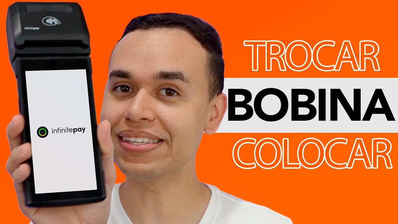Como colocar ou trocar a bobina da maquininha Infinite Smart da InfinitePay - YouTube