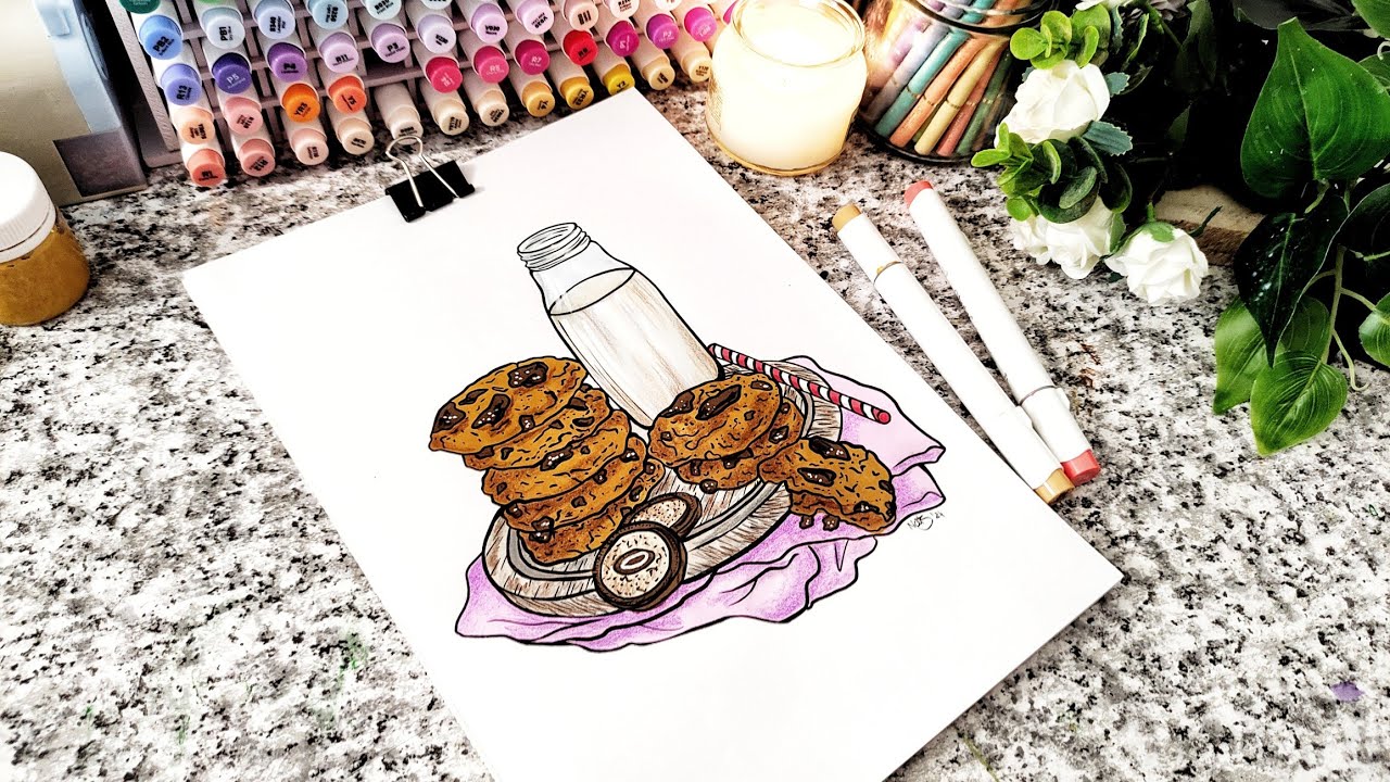 🥨 Ohuhu Markers Coloring Page | Coloring Process Easy tutorial - YouTube