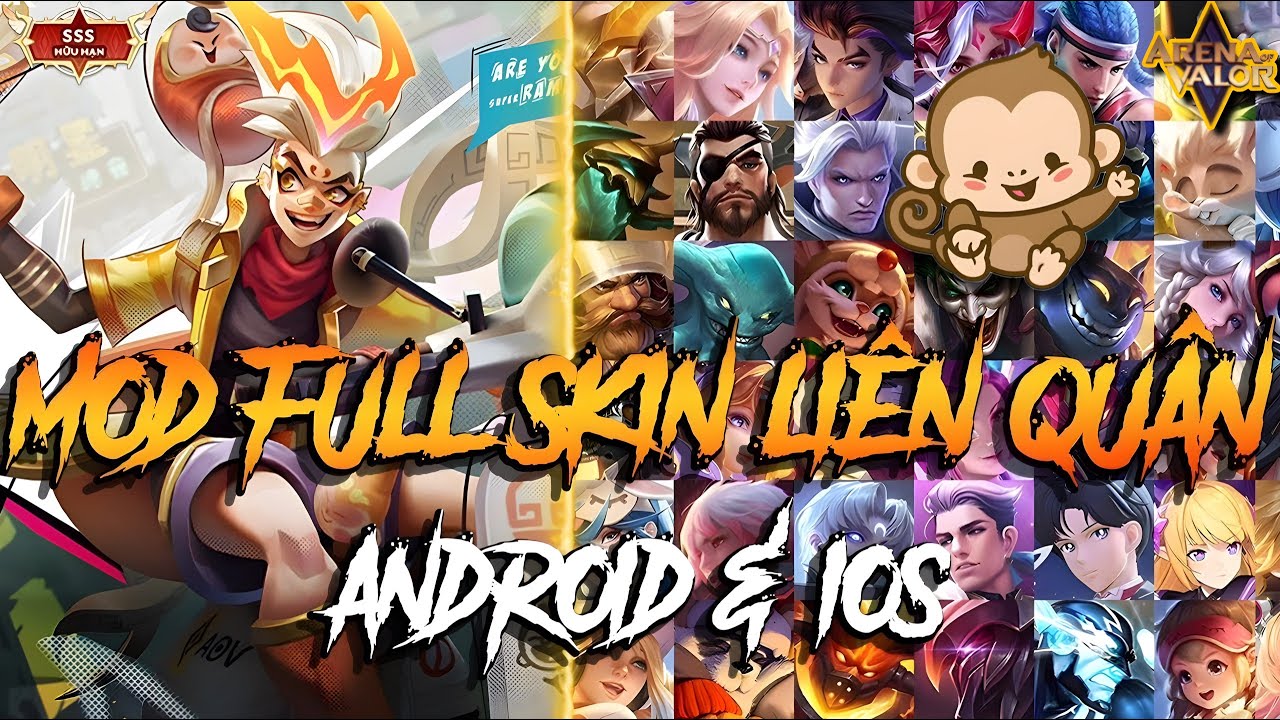 MOD SKIN LIÊN QUÂN : Hướng Dẫn MOD Pack 55 Skin LQ Hot Pick v28 s1 ...