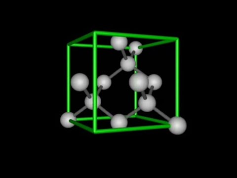 Structure of diamond|| Unit cell of diamond - YouTube
