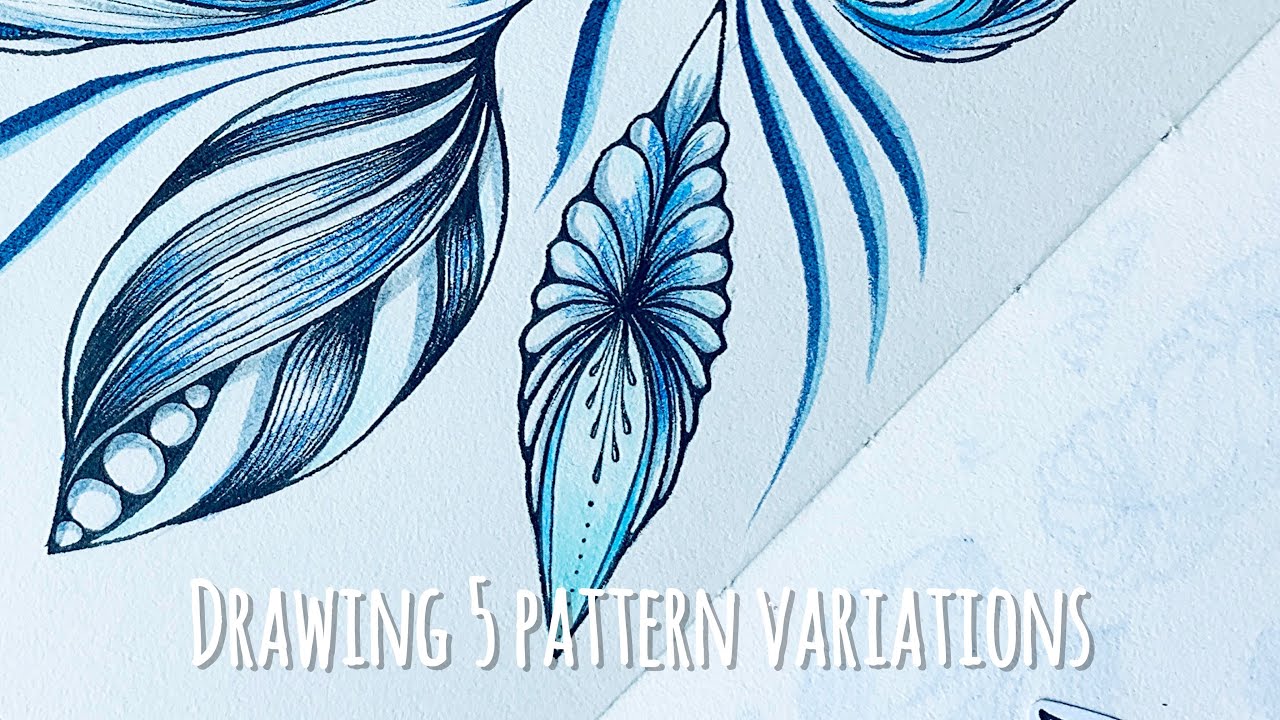Drawing soothing organic patterns - YouTube