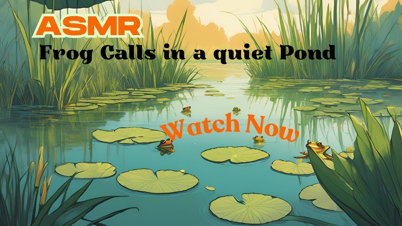 🐸ASMR: Frog Calls in a Quiet Pond | Soothing Natural Ambience🐸 - YouTube