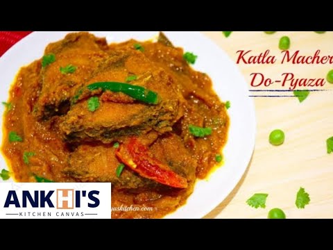 Katla macher do PYAZA 🔥🤤🔥||fish recipe 🔥||#food #foodie #viral - YouTube