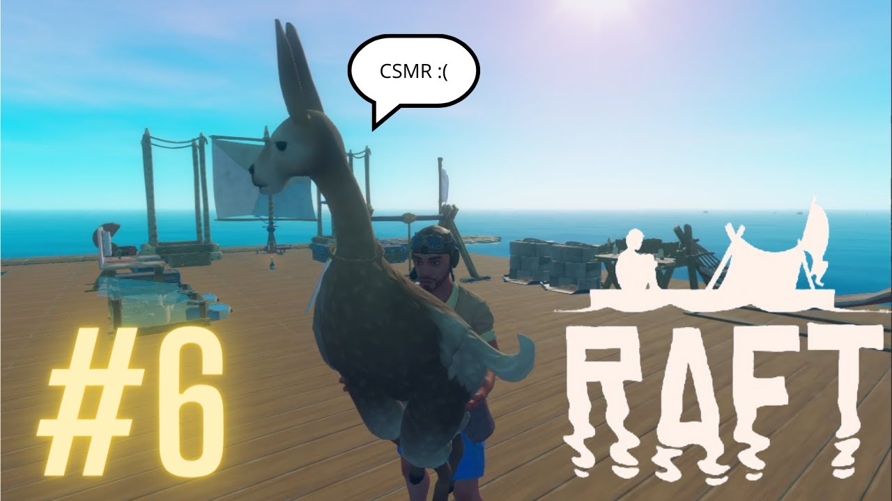 Mejoramos la balsa y conseguimos lana - Serie Raft Español - ep6 - YouTube