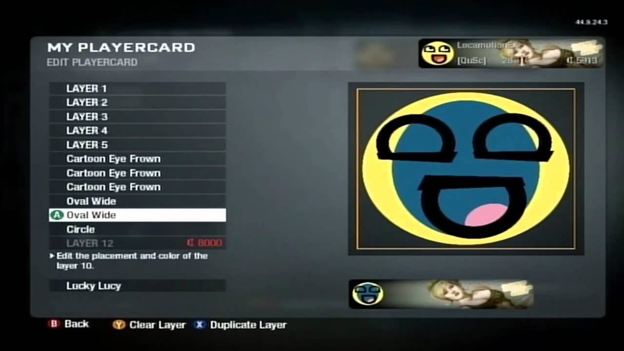 Tutorial- How to make The Awesome Smiley in Cod Black Ops - YouTube