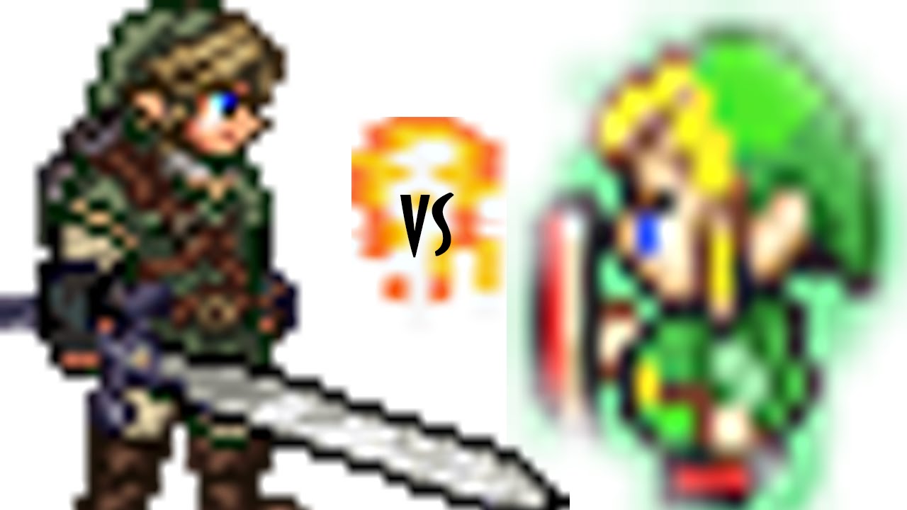 The Leyend Of Zelda: Link Vs Link - YouTube