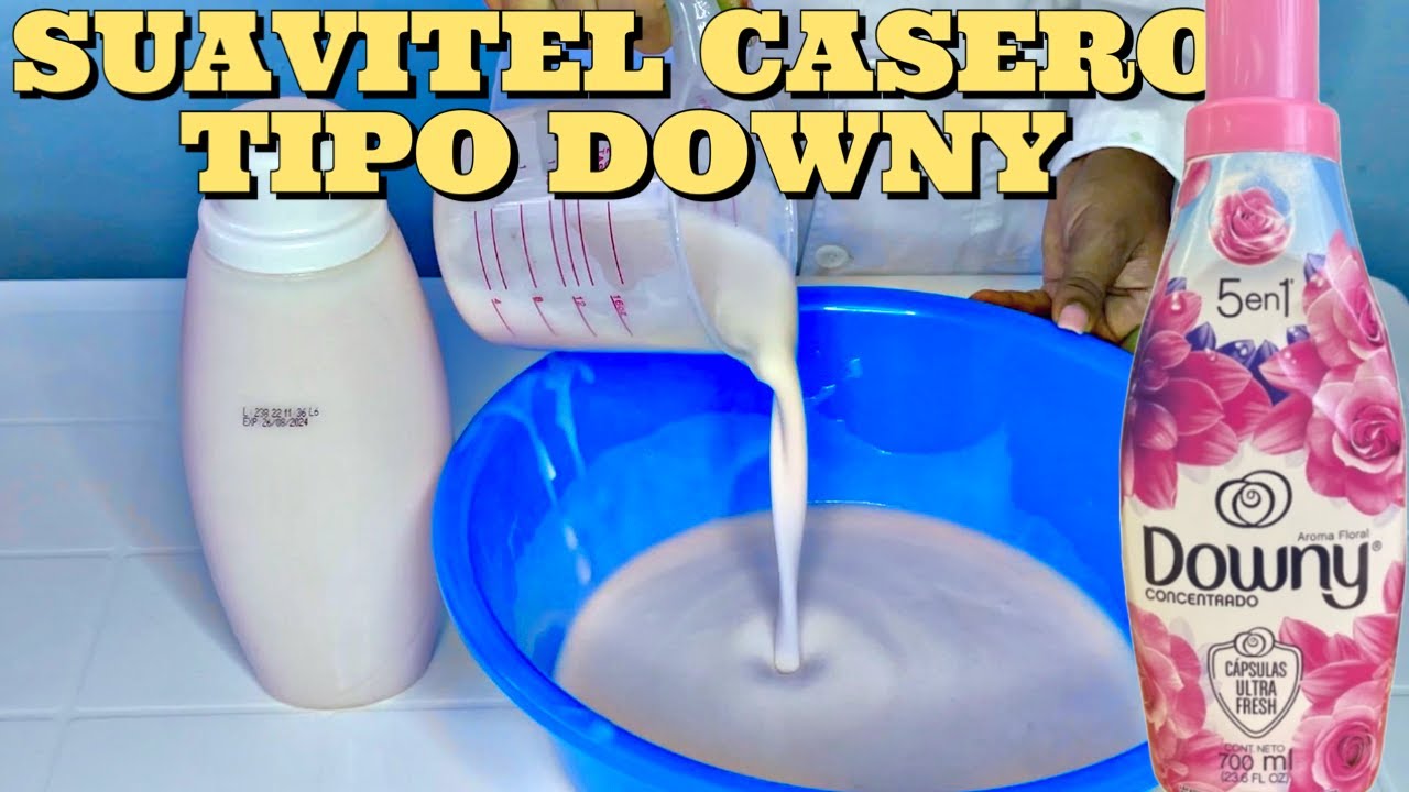 Suavizante casero tipo DOWNY super efectivo. - YouTube
