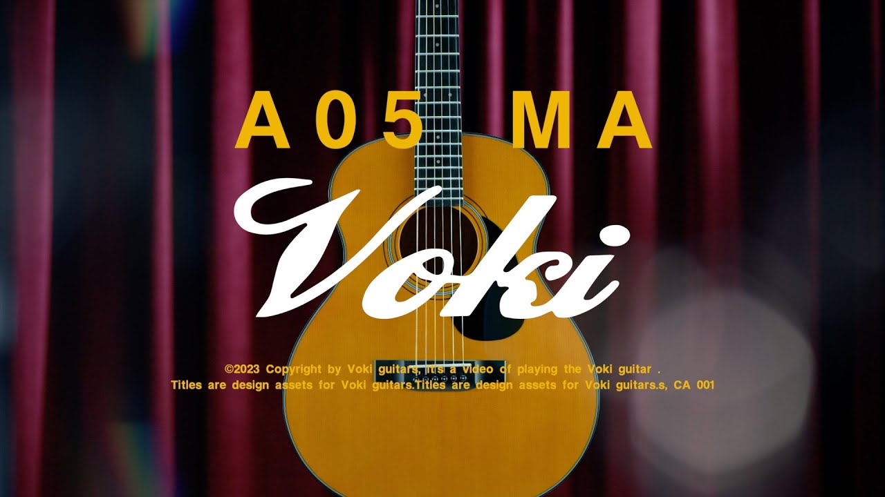 Voki Guitars | A05 MA-E | Playthrough Demo - YouTube
