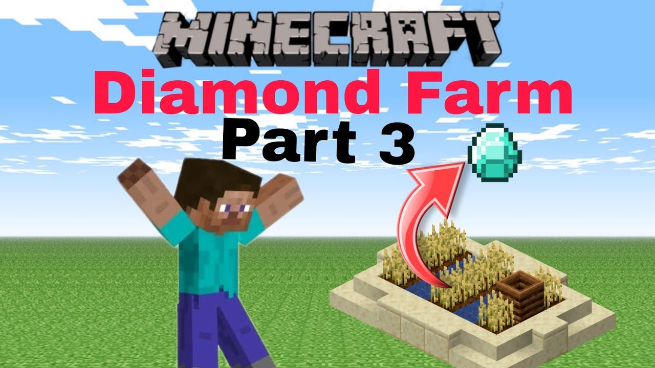 I made a Diamond Farm in Minecraft 😄 Part 3||30/365||Farm Challenge 🔥 ...