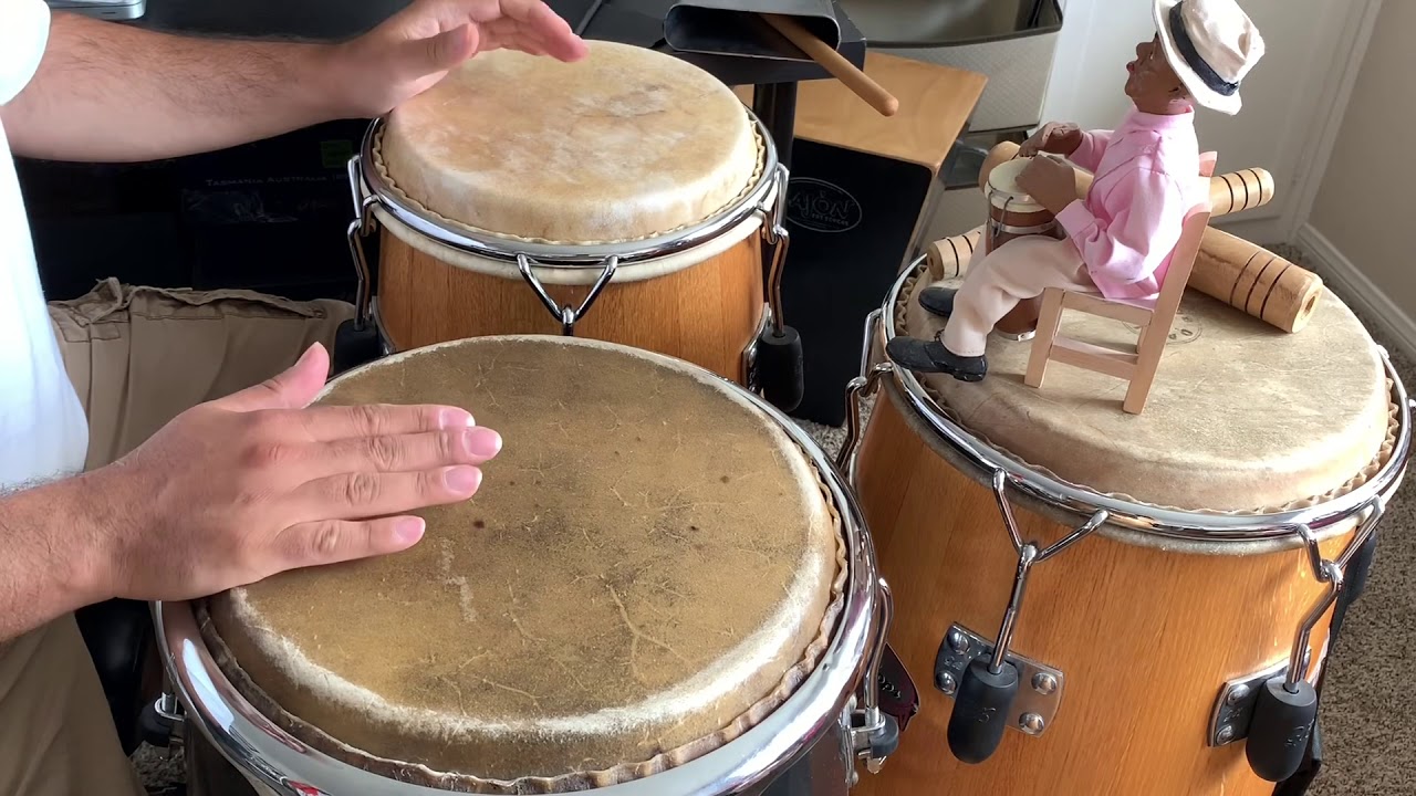 How to play Bembe for two drums - YouTube