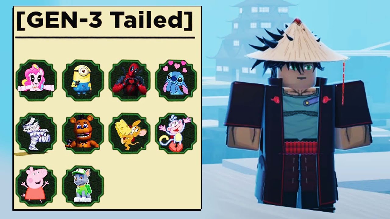 Shindo life when GEN-3 Tailed Beast? - YouTube