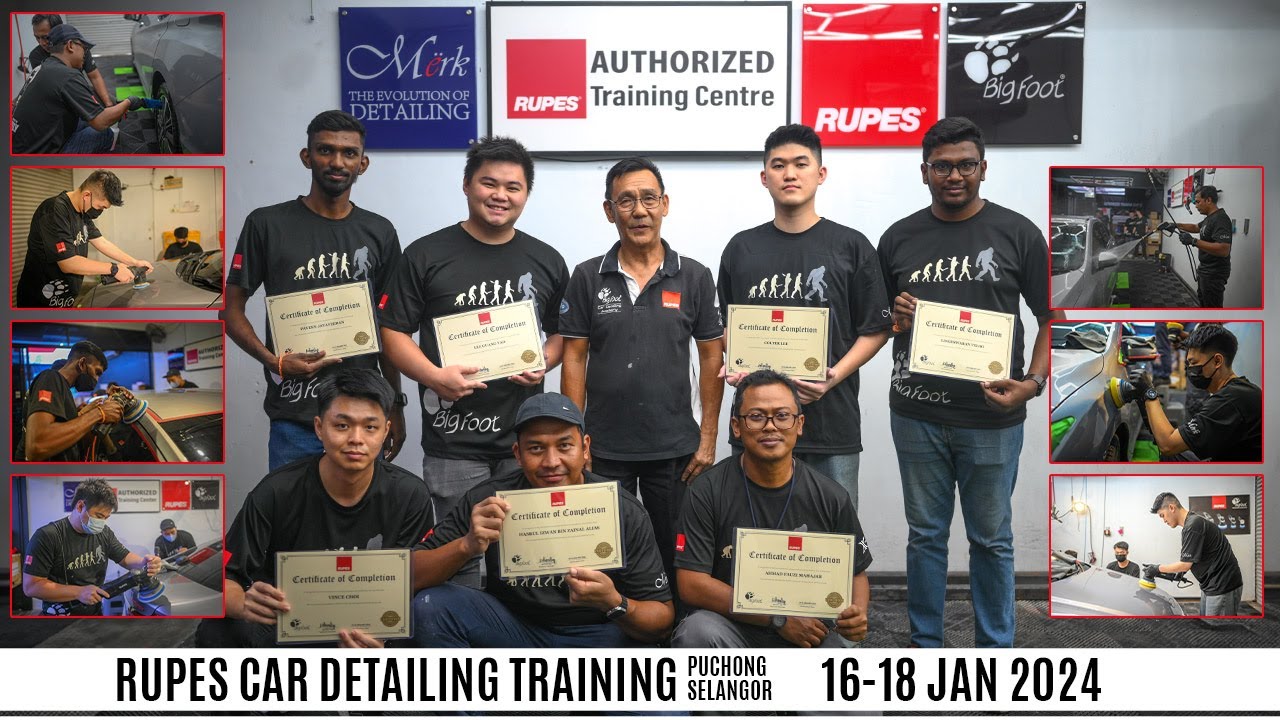 RUPES CAR DETAILING TRAINING @ PUCHONG, SELANGOR ( 16-18 JANUARY 2024 ) - YouTube