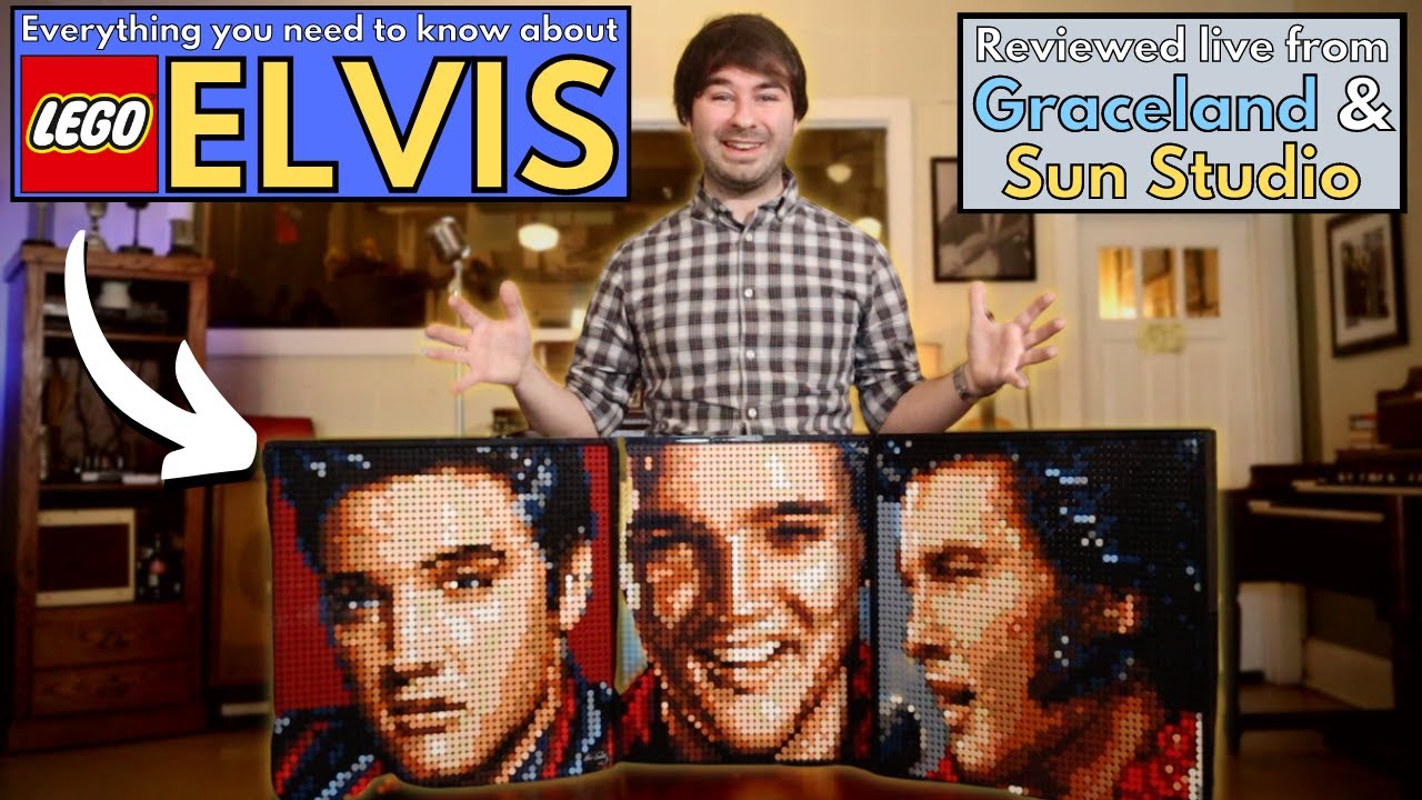 LEGO ELVIS Art Set Review at GRACELAND and SUN STUDIO! - YouTube