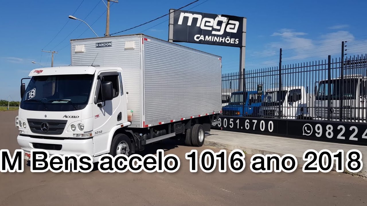 M Bens accelo 1016 ano 2018 - YouTube