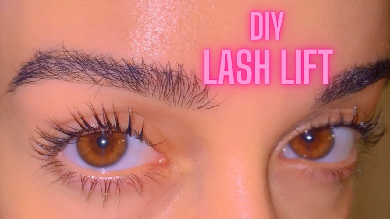 DIY LASH LIFT with VASELINE OR AQUAPHOR (easy & cheap) - YouTube