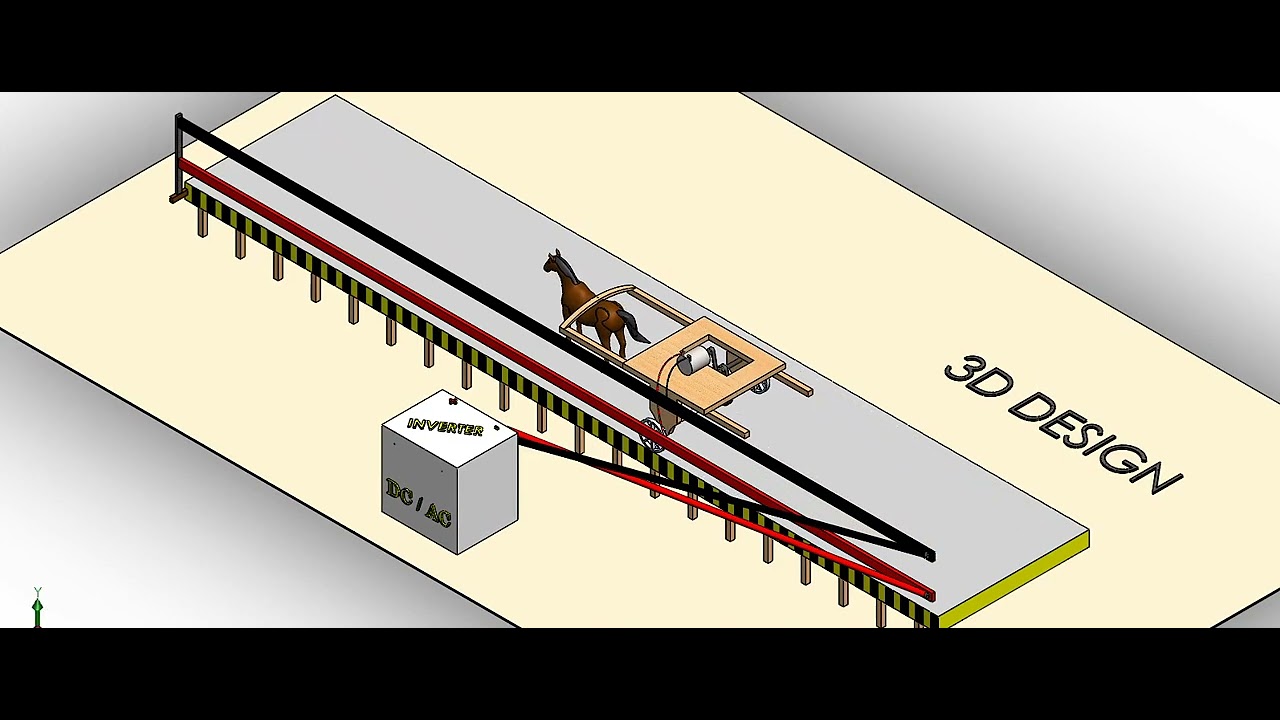 Animation of Cart Moving with Animal | SolidWorks - YouTube