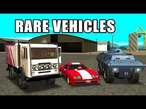 GTA San Andreas Has Rare Vehicles Most Players Overlook