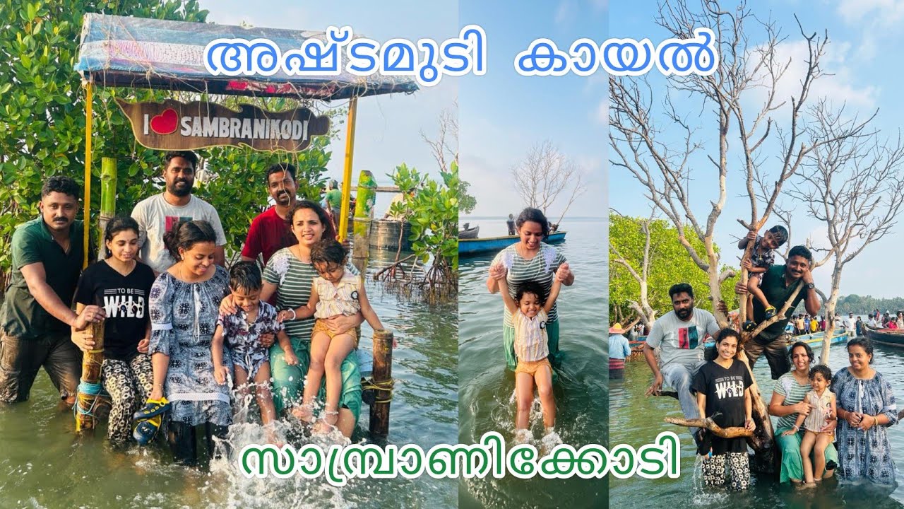 🚣‍♀️💚Sambranikodi island 💚🚣‍♀️Ashtamudi Lake #kollam #touristplace ...