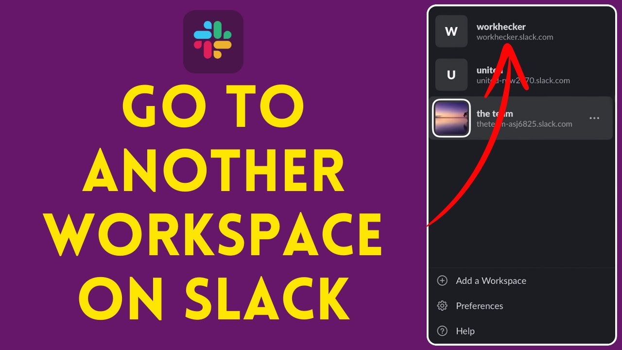 How to Go to Another Workspace in Slack 2024 - YouTube