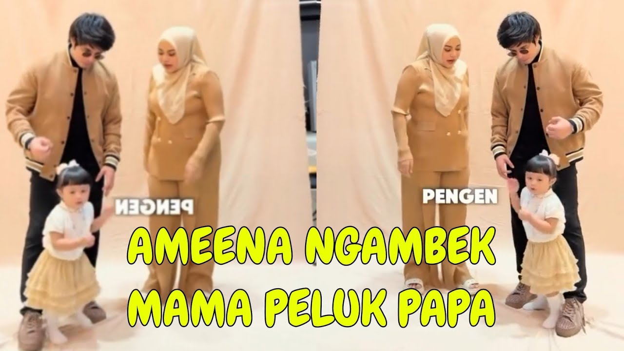 LIVE AMEENA AZURA NGAMBEK FOTO SHOOT MAMA PELUK PAPA - YouTube