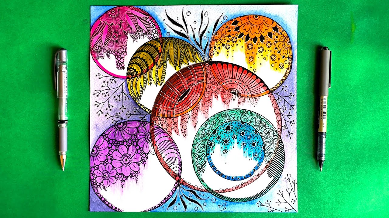 Discover the Magic of Colorful Zen Doodles || Create Your Own Stunning ...