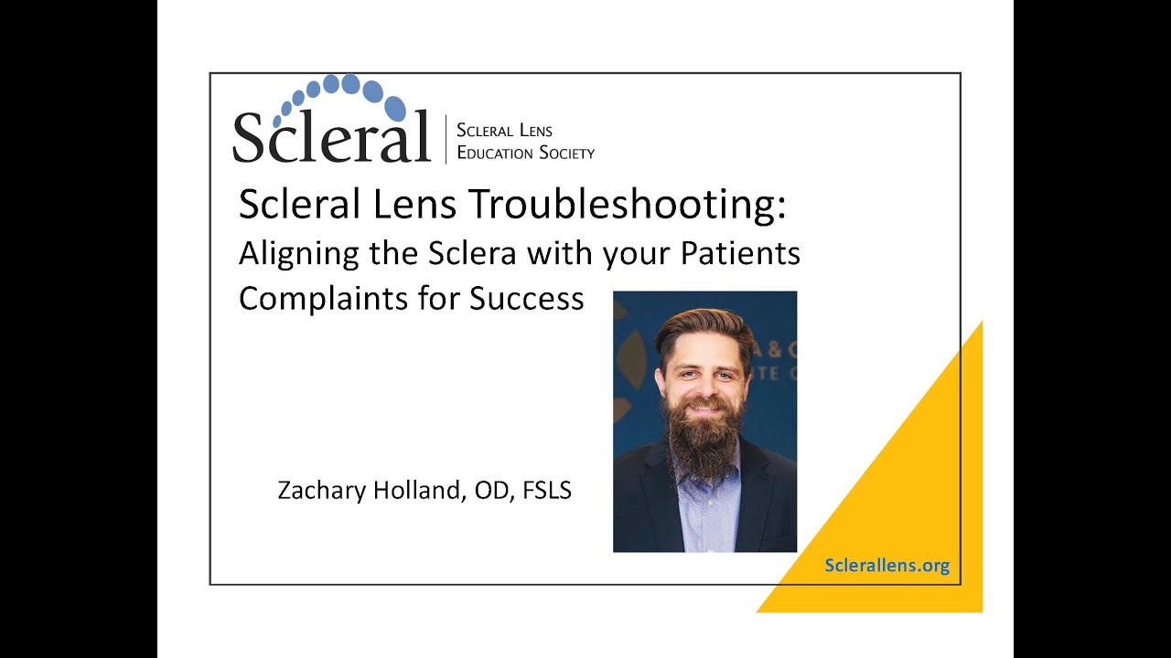 Scleral Lens Troubleshooting:Aligning the Sclera with your ...