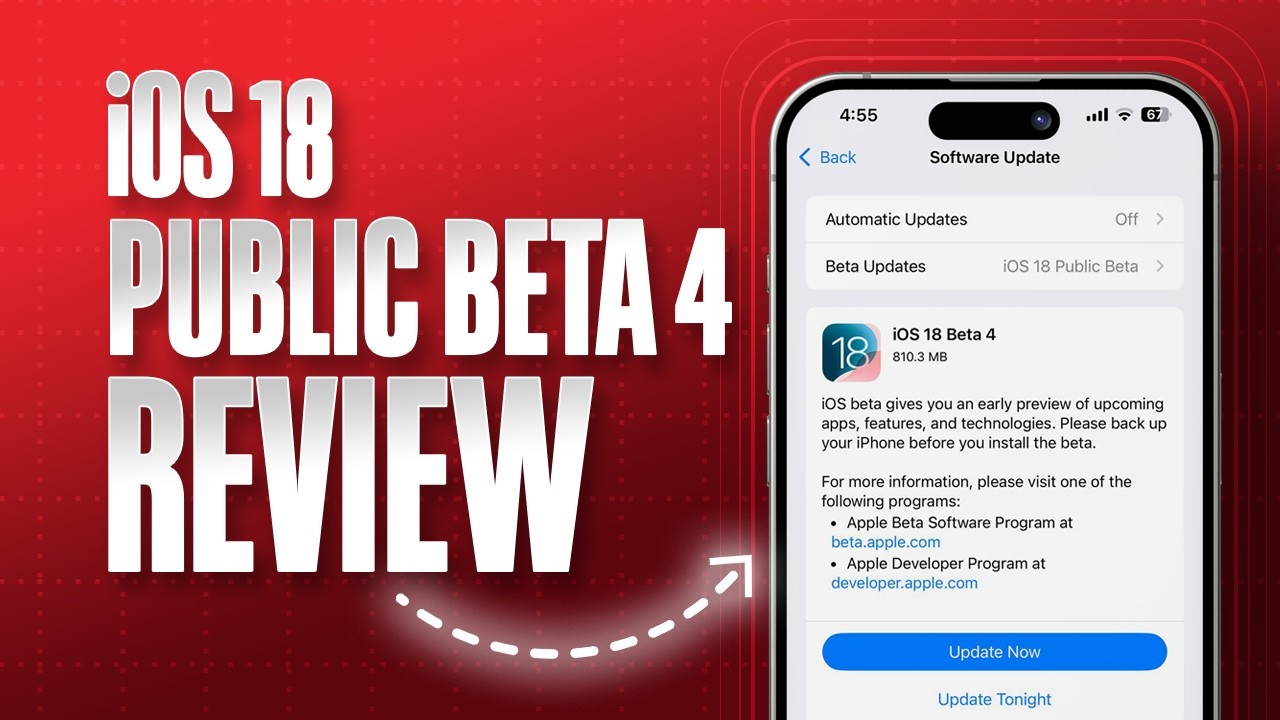 iOS 18 Public Beta 4 Review & Battery life 🪫 Should I Update? - YouTube