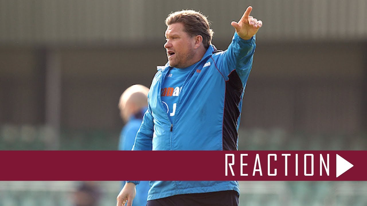 East Thurrock United Reaction: Rod Stringer - YouTube