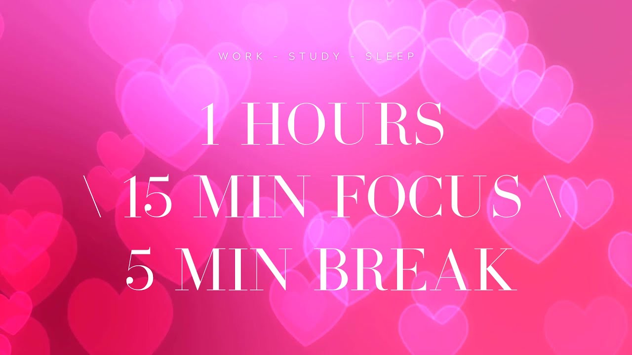 ⏳ Pomodoro Timer 1 Hour – 15 Min Focus, 5 Min Break | Relaxing Water ...