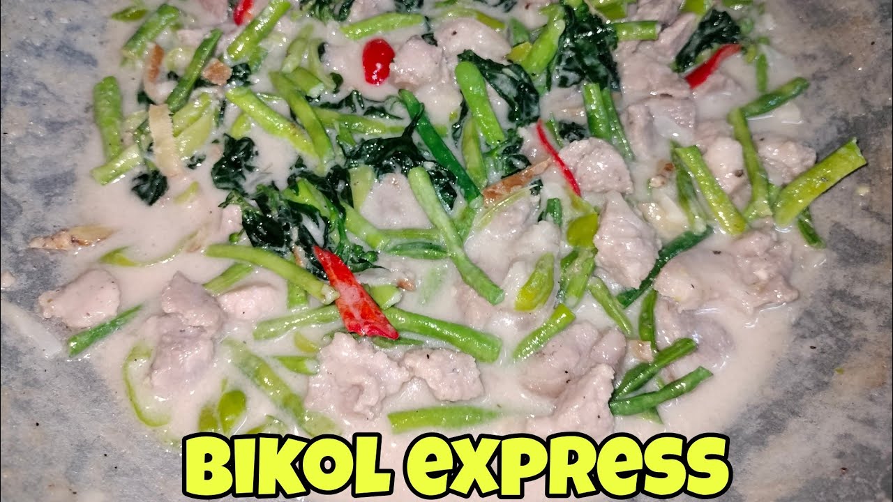Pork Bicol Express | pinoy recipe - YouTube