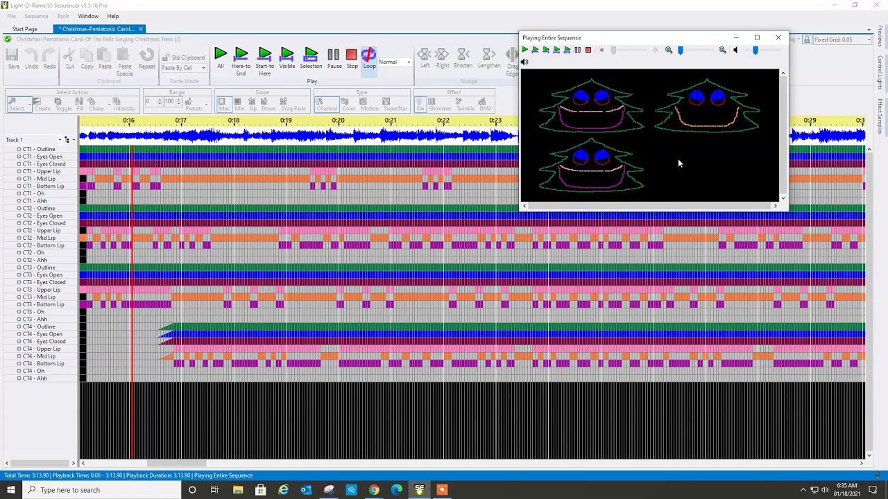 Light-O-Rama S5 Sequencer of Trees - YouTube