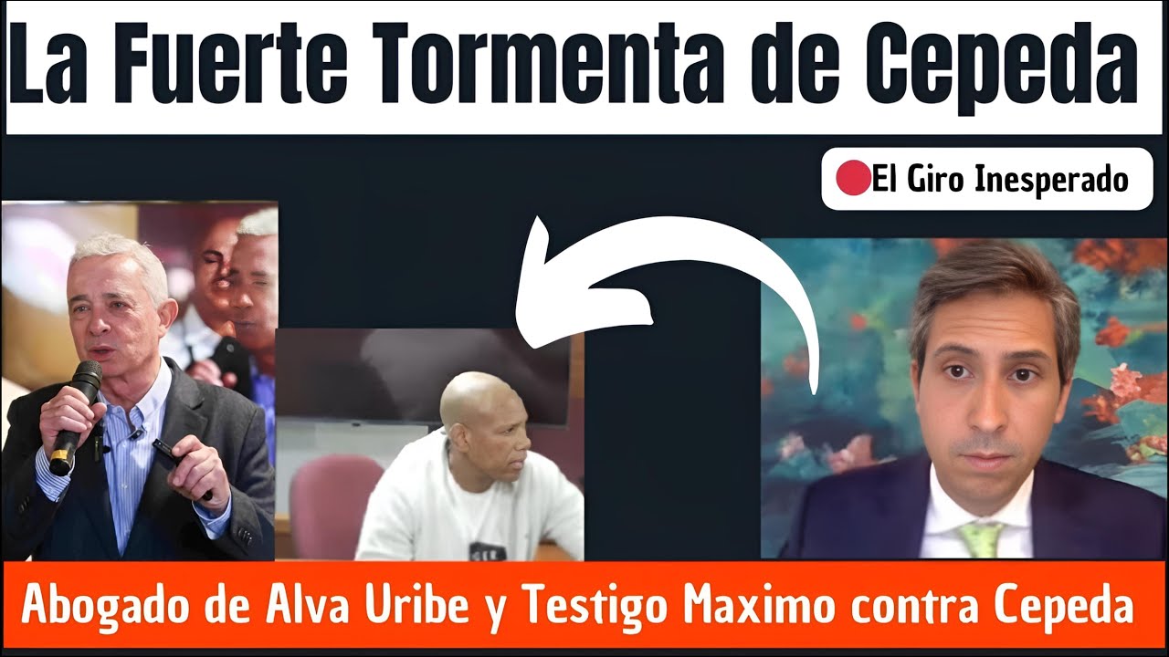 🔴FUERTE TORMENTA- Abogado de Álvaro Uribe y Testigo Máximo dan ...