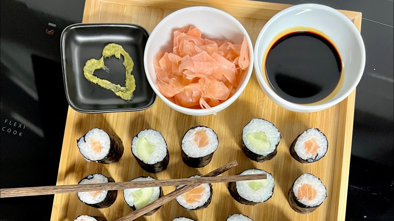 Domácí Sushi výroba - YouTube