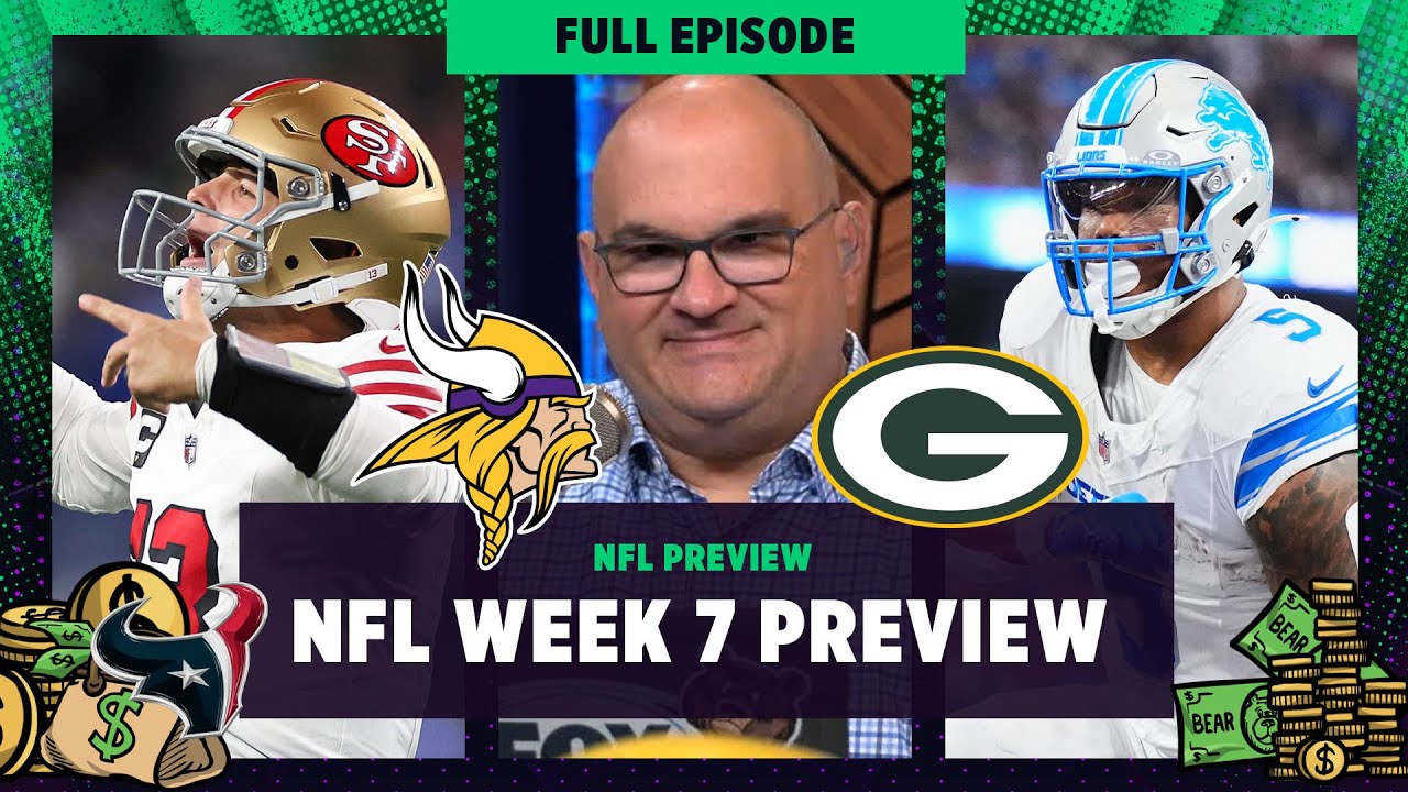NFL Week 7 Preview: 49ers vs. Chiefs, Vikings vs. Lions, Packers vs ...