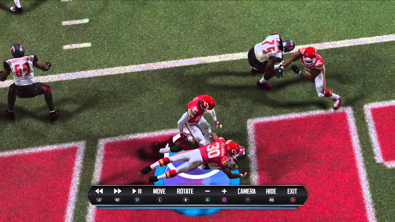 Madden NFL 15 Fumble in the end zone - YouTube