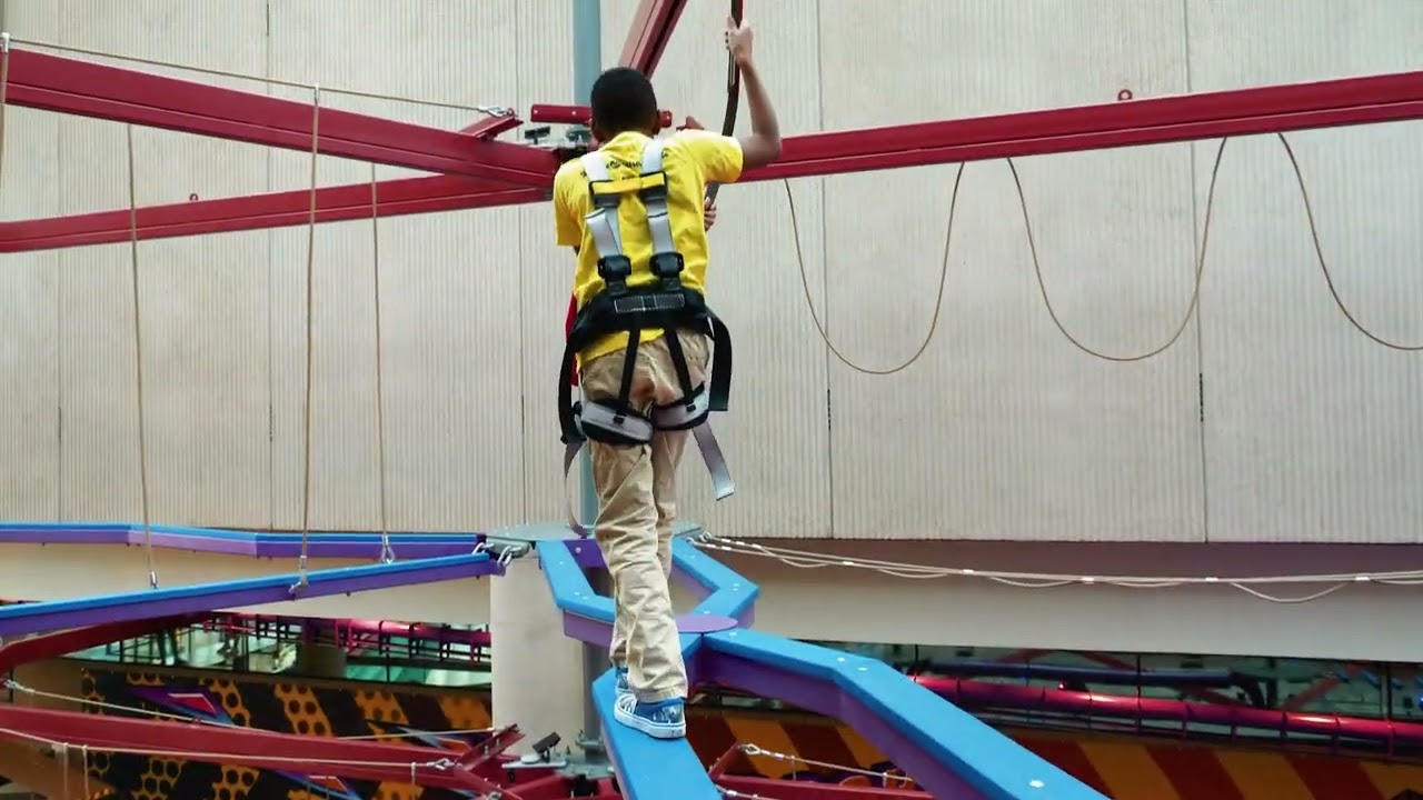 Skyline Climb Ropes Course - YouTube