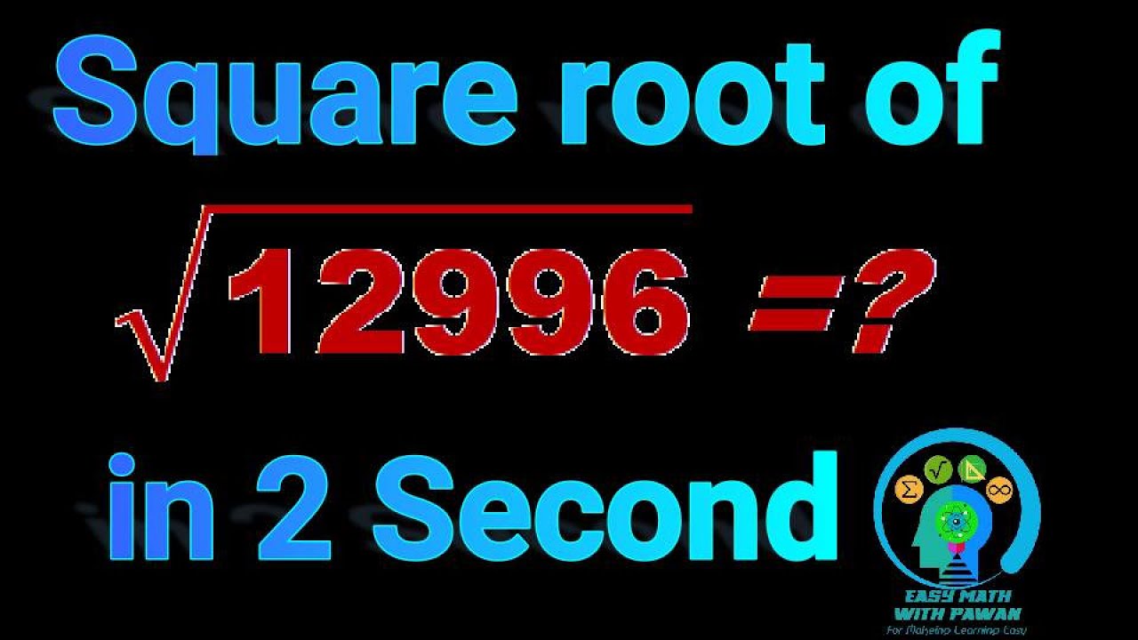 How to find square root trick of Perfect Number in 2 seconds |ssc |bank ...