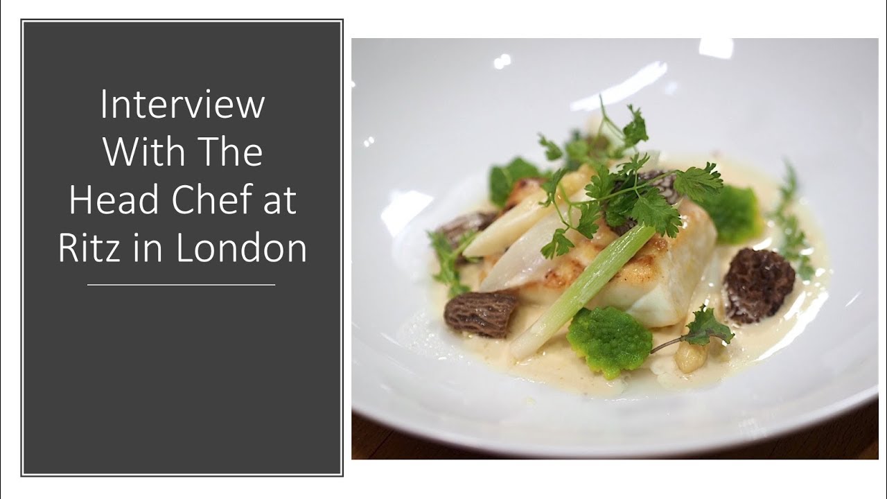 London Interview with the Executive Chef at the Ritz Carlton - YouTube