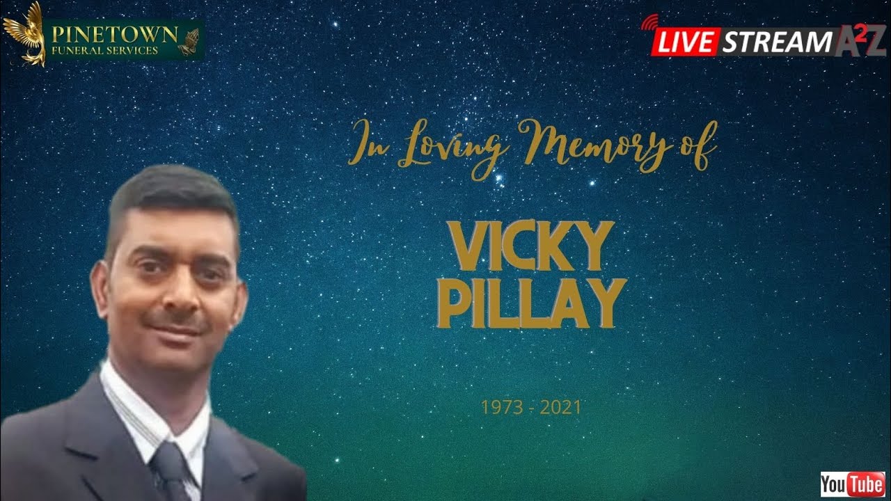 Funeral Service of Vicky Pillay - YouTube
