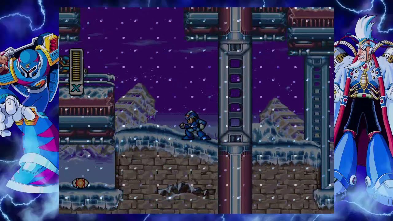 Mega Man X3 - Blizzard Buffalo Stage Leg Upgrade - YouTube