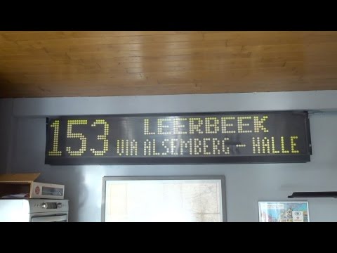 Hanover Displays flip dot bus De Lijn 3171 - YouTube