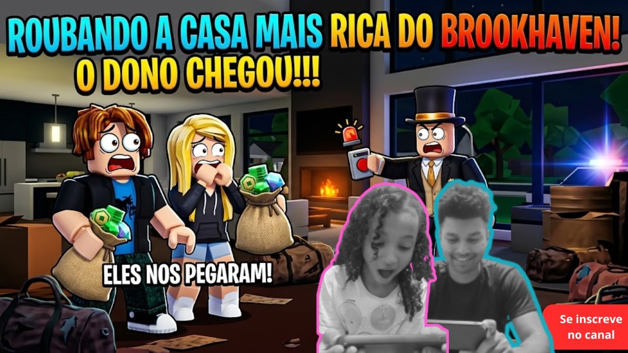 Robando uma casa em 10 minutos no roblox com meu tio - YouTube