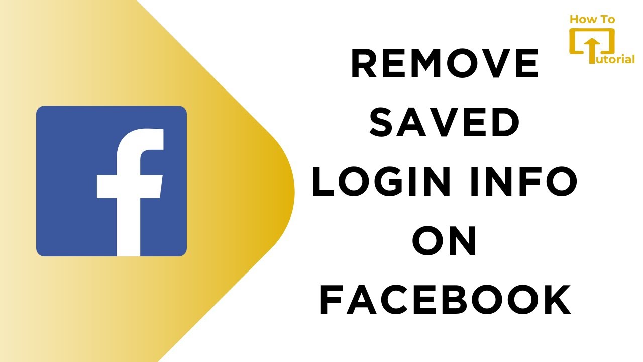 How to Remove Saved Login Info on Facebook - YouTube
