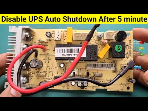 How to Disable UPS Auto Shutdown || disable ups power saving mode