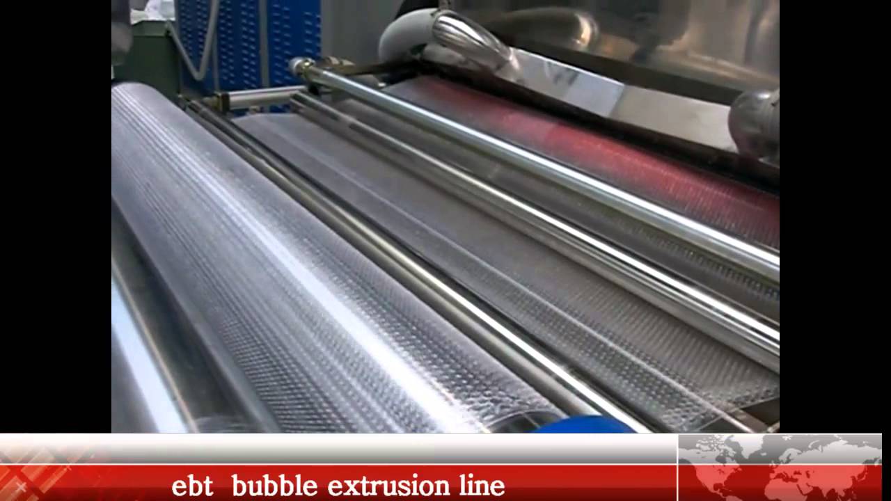 EBT BUBBLE EXTRUSION LINE - YouTube