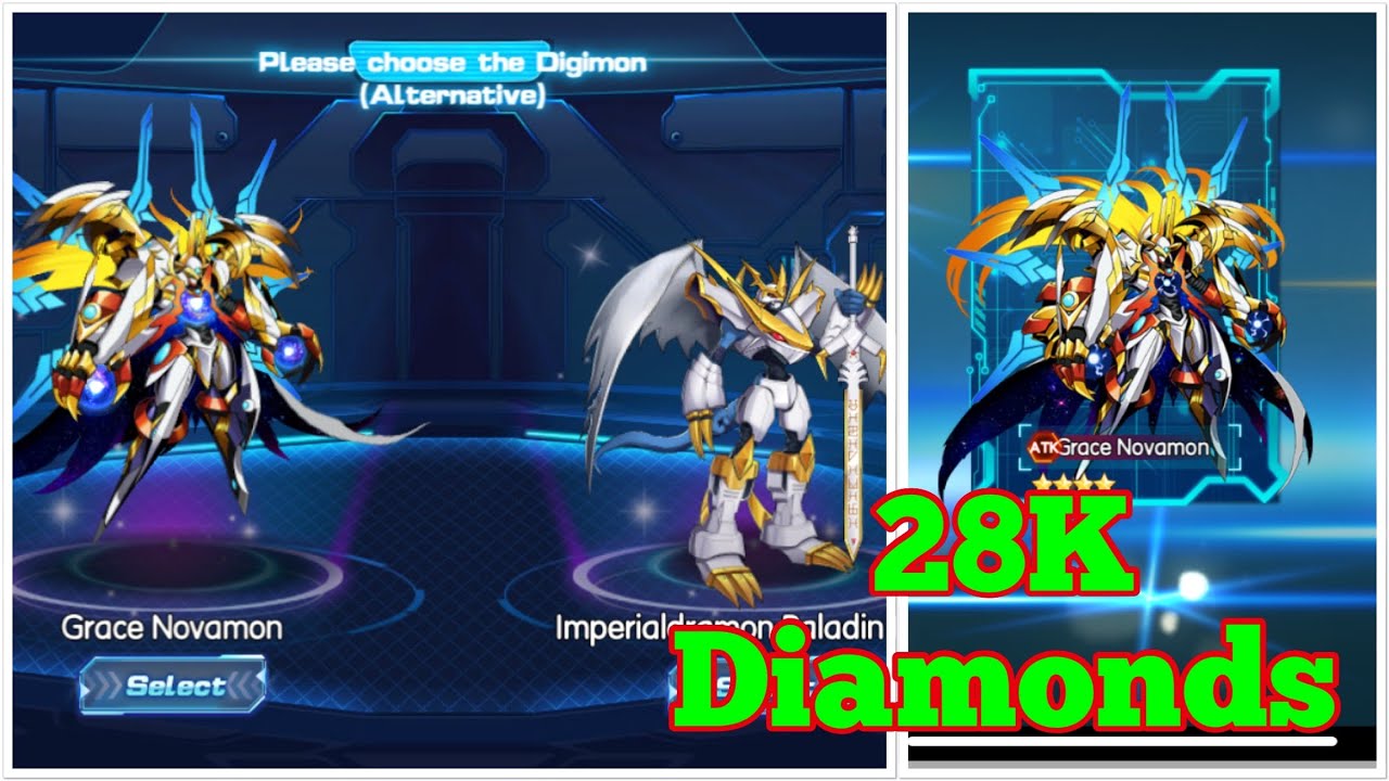 Grace Novamon Red Draw 28k Diamonds - YouTube