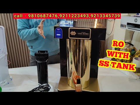 How To Assemble Best RO With All Latest Features In Bluemount Steel ...