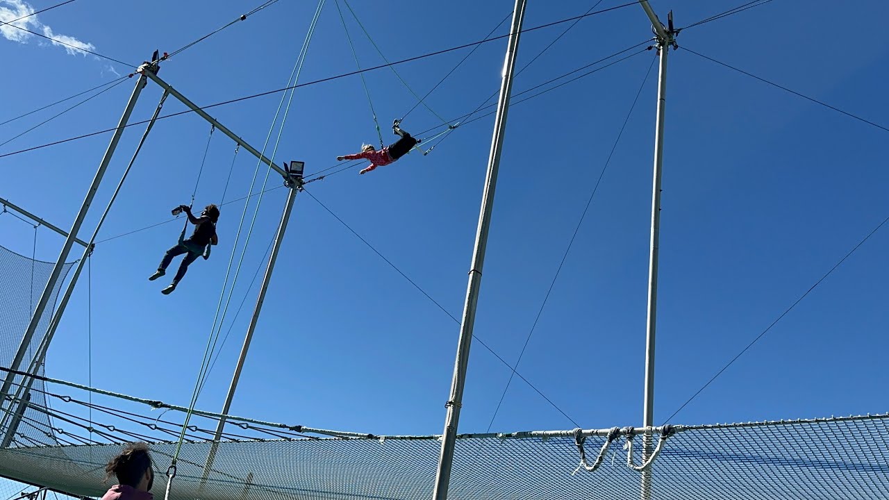 Mastering the Trapeze at Chelsea Piers! | Epic Aerial Moves 🌆 - YouTube